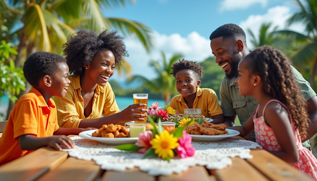 L'Influence Colorée de la Culture Caribéenne sur la Vie Familiale